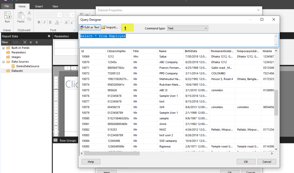 Build SSRS(RDL) Report from Microsoft Report Builder Part 1 - Dotnet ...