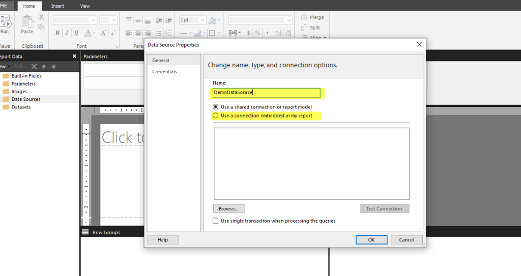 Build SSRS(RDL) Report from Microsoft Report Builder Part 1 - Dotnet ...
