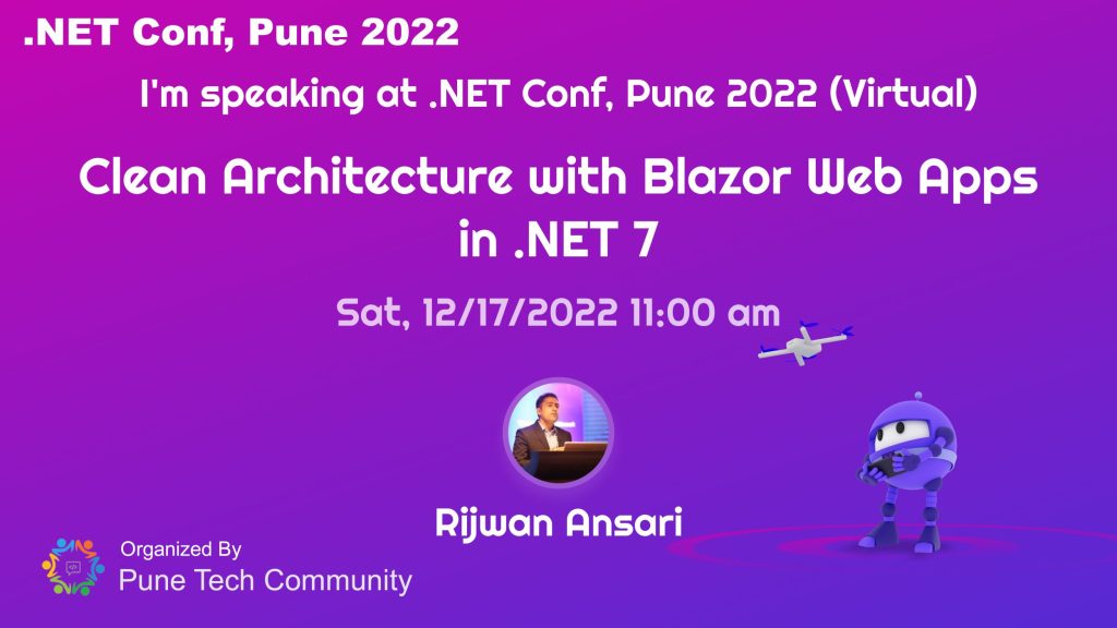 Speaker : Clean Architecture for Blazor Web Apps with .NET 7 - Dotnet ...