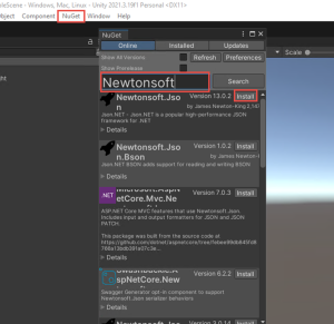 Adding NuGet and Installing Packages in Unity Editor - Dotnet Copilot