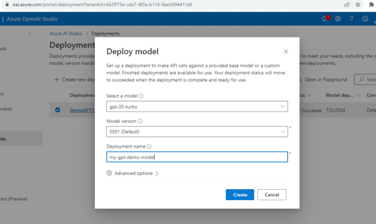 Getting Started with Azure OpenAI Service And Create Your Custom AI Model - Dotnet Copilot