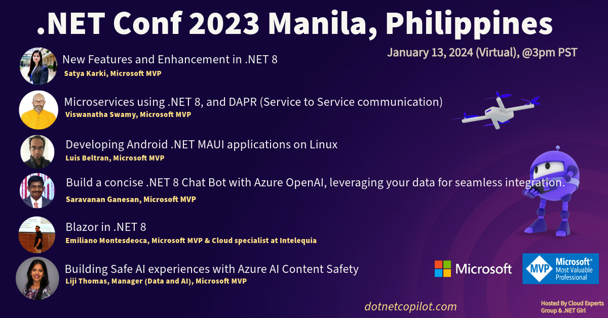 .NET Conf Manila, Philippines 2023 - Dotnet Copilot