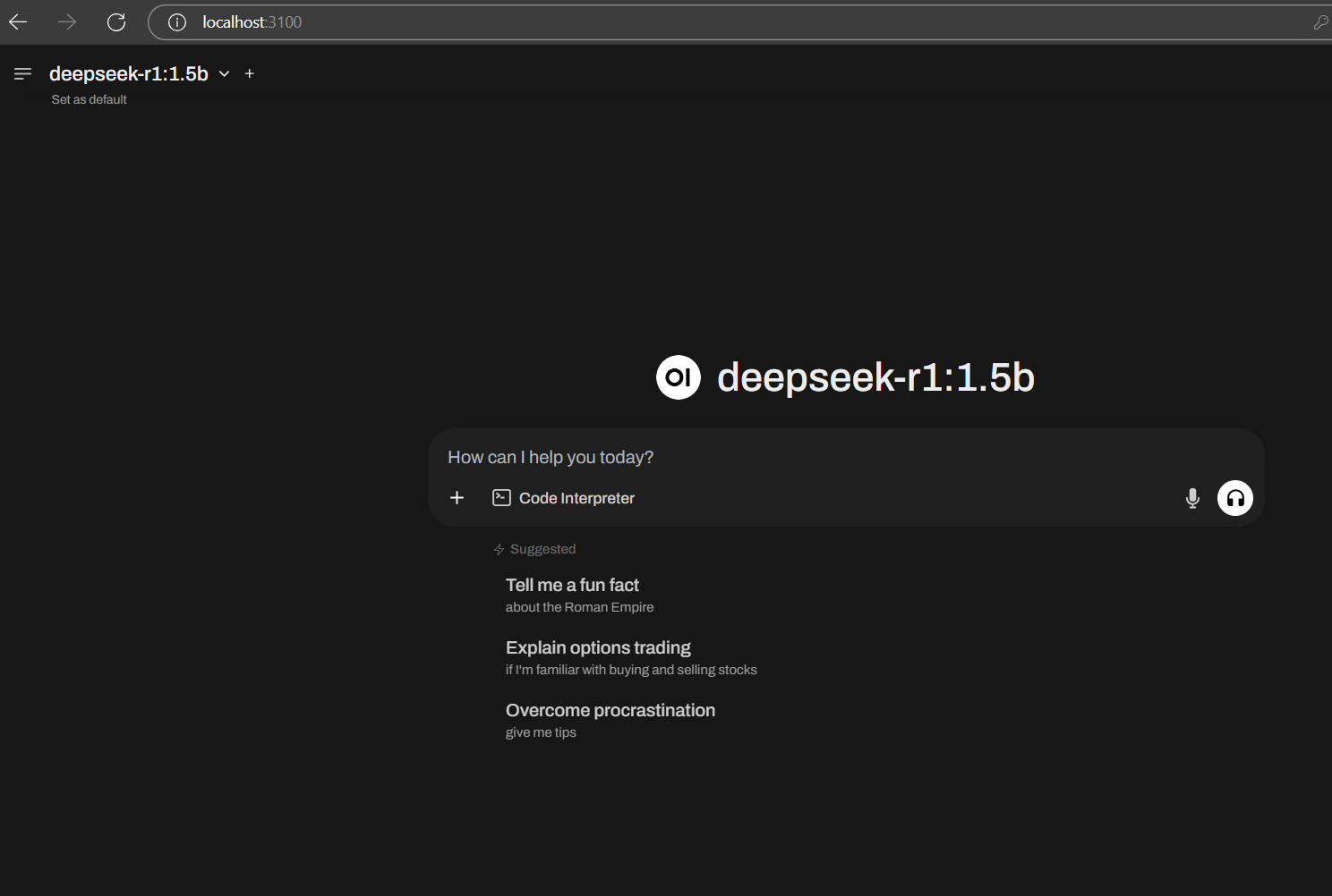 How to Run DeepSeek Locally with Ollama and Open WebUI in a Docker Container - Dotnet Copilot